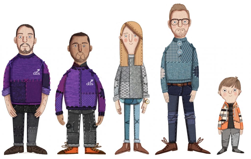 Kristyna Litten DFS TV Christmas Ad Characters - SAA Hub